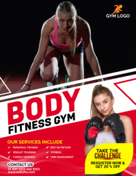 Fitness Challenge Flyer Template | PosterMyWall