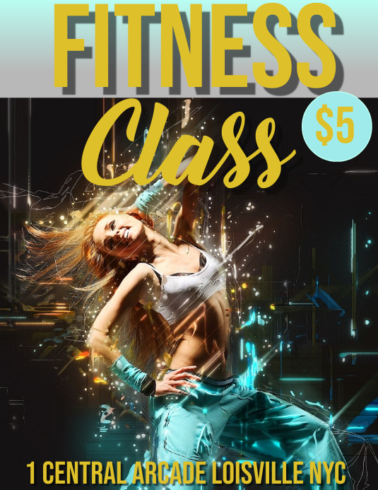 fitness classes Template | PosterMyWall