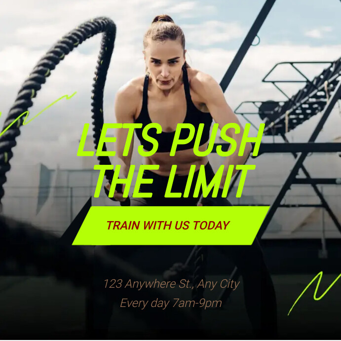 Fitness Club Ad Template | PosterMyWall