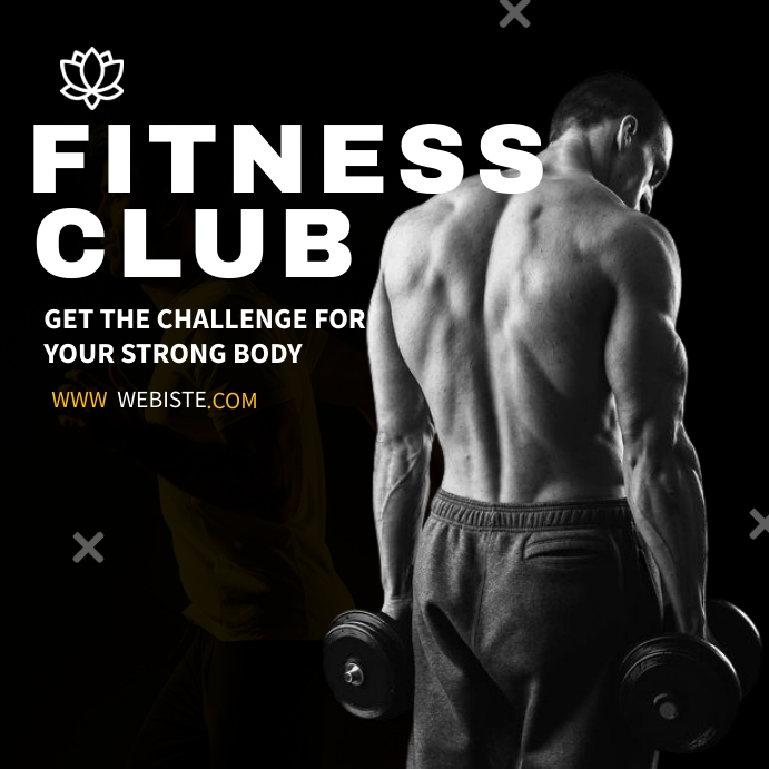 Fitness Club Ads Template | PosterMyWall