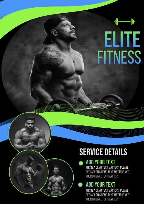 Fitness Club Template | PosterMyWall