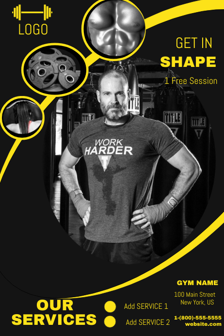 Fitness Club Template | PosterMyWall