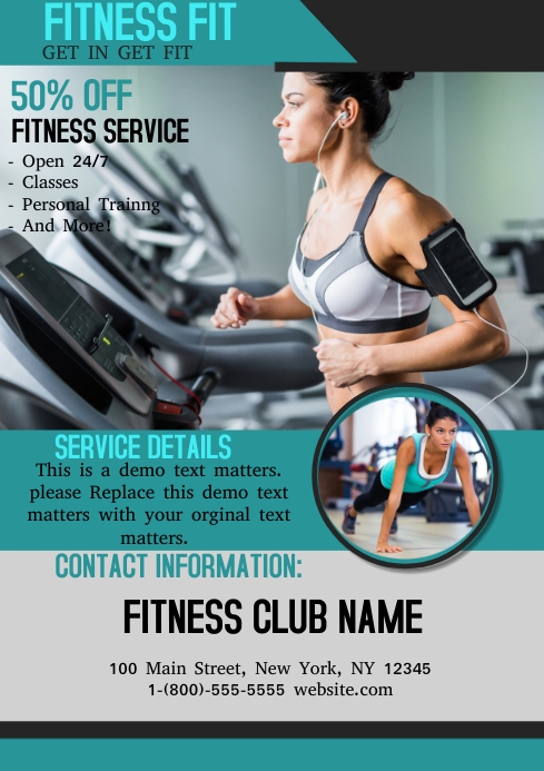Fitness Template | PosterMyWall