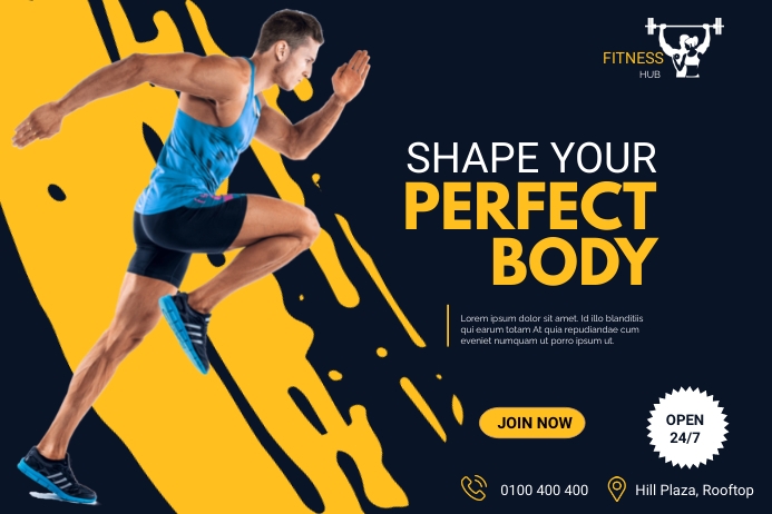 fitness flyer Template | PosterMyWall
