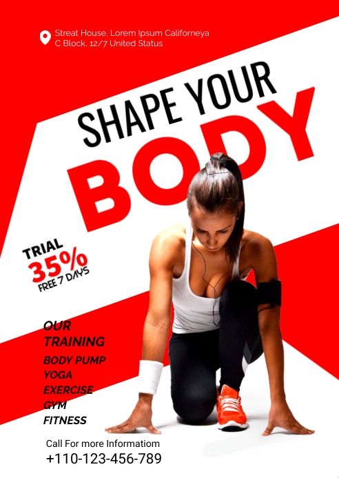 Fitness Flyers Template | PosterMyWall