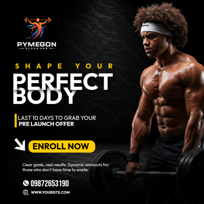 Plantilla de Fitness Gym Ads | PosterMyWall