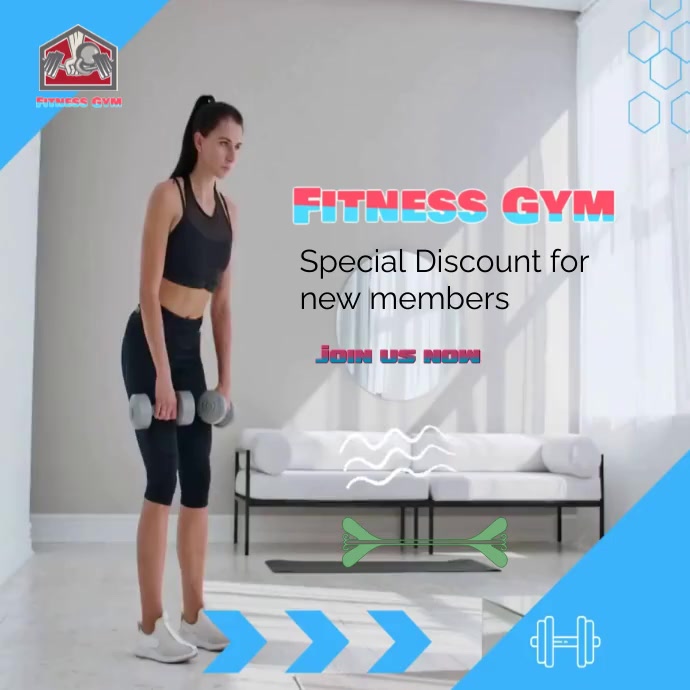 fitness Gym Template | PosterMyWall