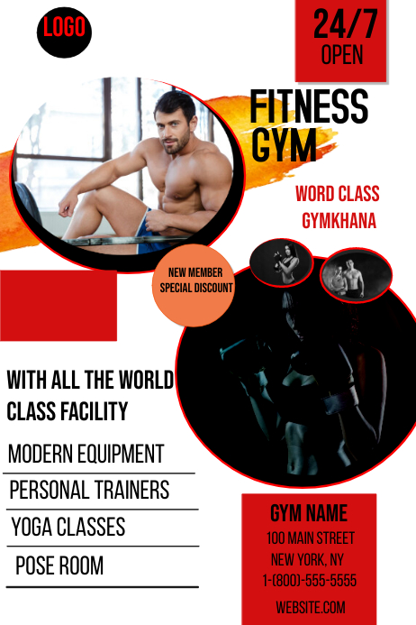 Fitness Gym Template | PosterMyWall