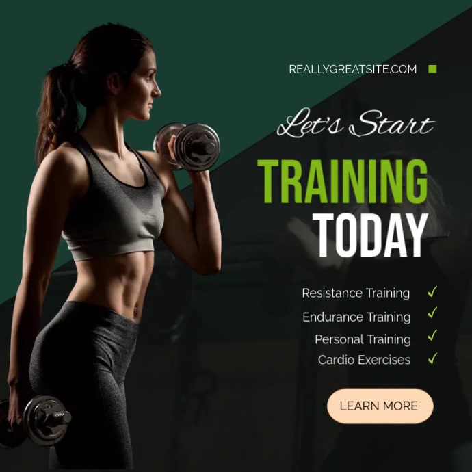 Fitness Gym Exercise Template | PosterMyWall