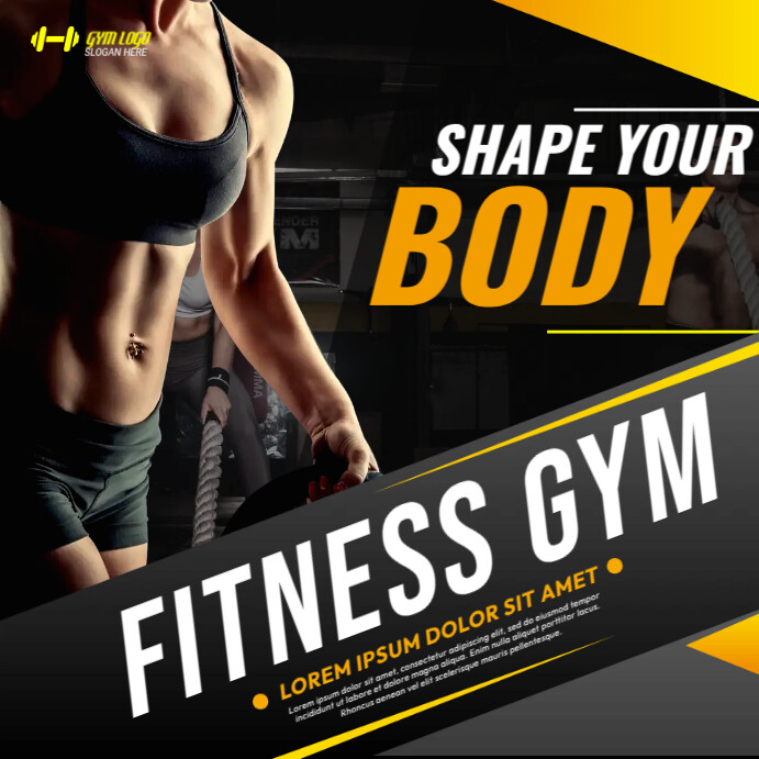 Fitness Gym Flyers Template | PosterMyWall