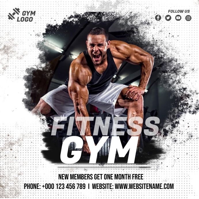 Fitness Gym Template | PosterMyWall
