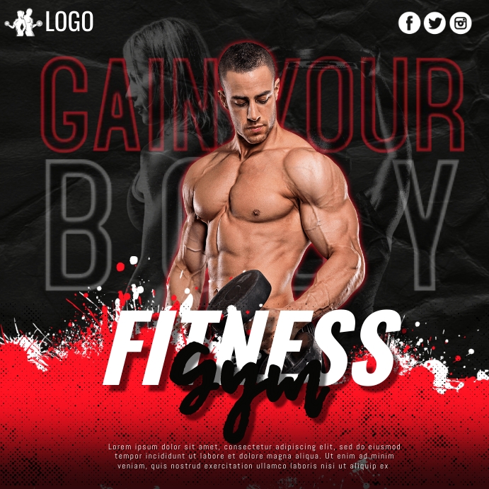 Copy of Fitness Gym Template | PosterMyWall