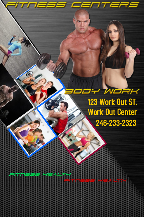 Fitness Health Template | PosterMyWall