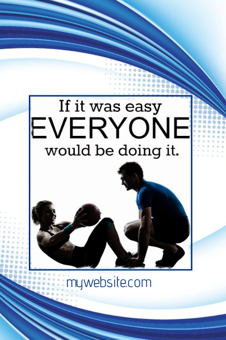 Fitness Inspiration Template | PosterMyWall