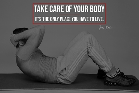 Fitness motivational poster 4 Template | PosterMyWall