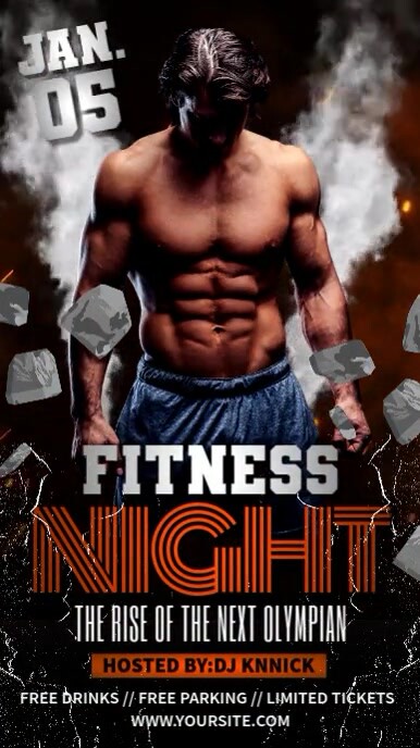 Copy of Fitness Night Competition | PosterMyWall