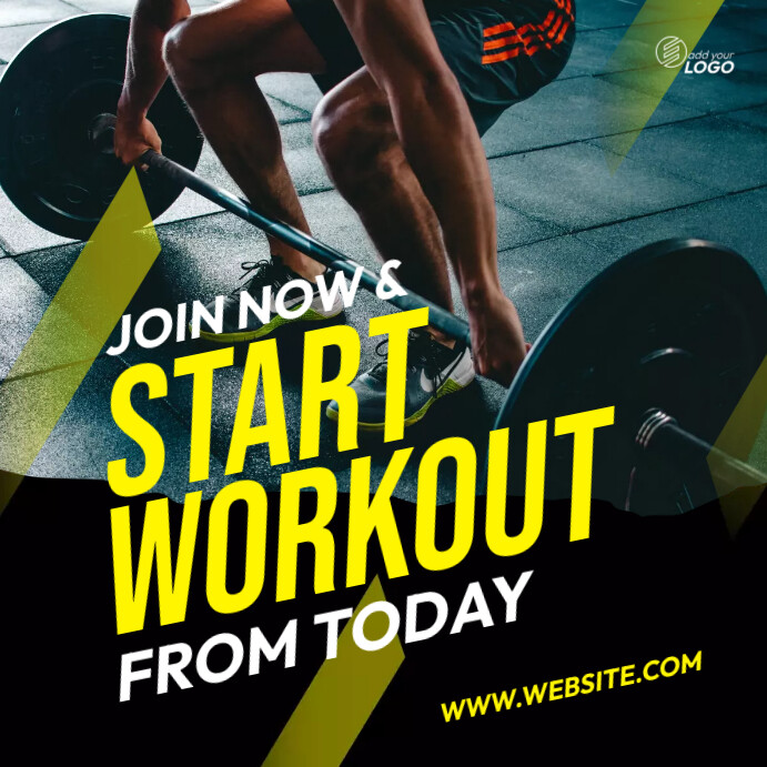 Fitness or Gym Ad Template | PosterMyWall