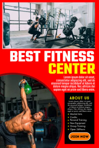 Fitness Gym poster Template | PosterMyWall