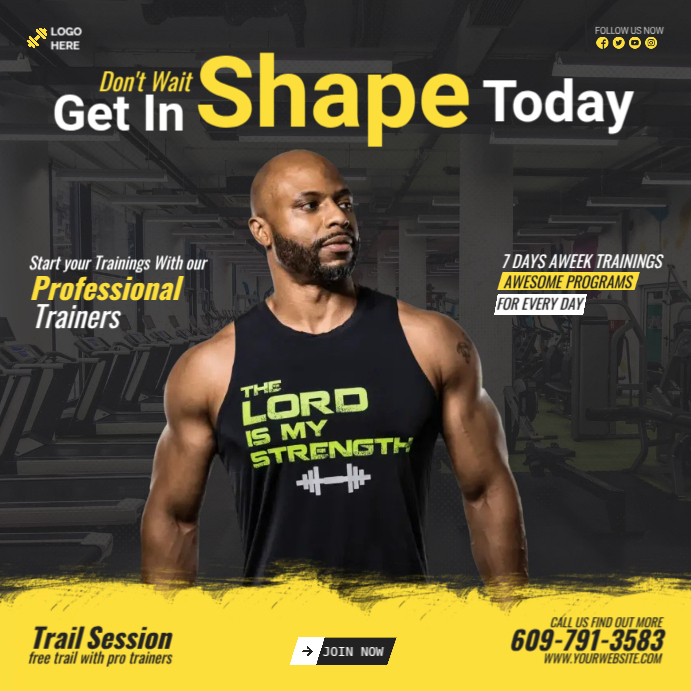 Fitness Program Ads Template | PosterMyWall