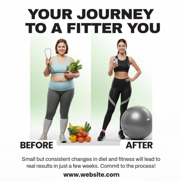 Fitness Progress Template | PosterMyWall