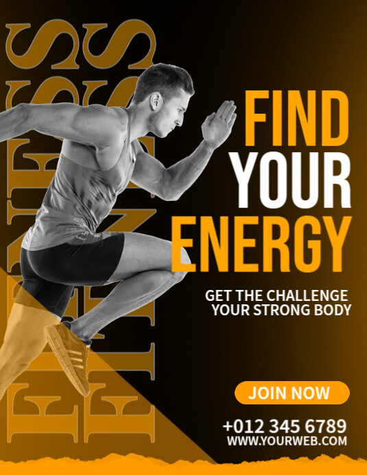 Plantilla de Fitness Template Ads | PosterMyWall