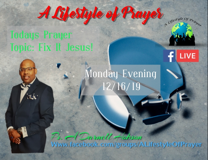 Fix it Jesus Template | PosterMyWall