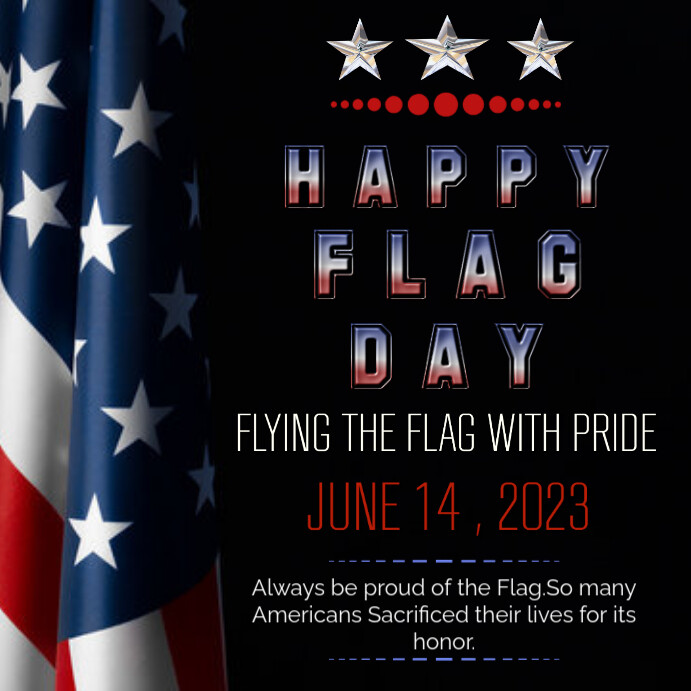 Flag day Template | PosterMyWall
