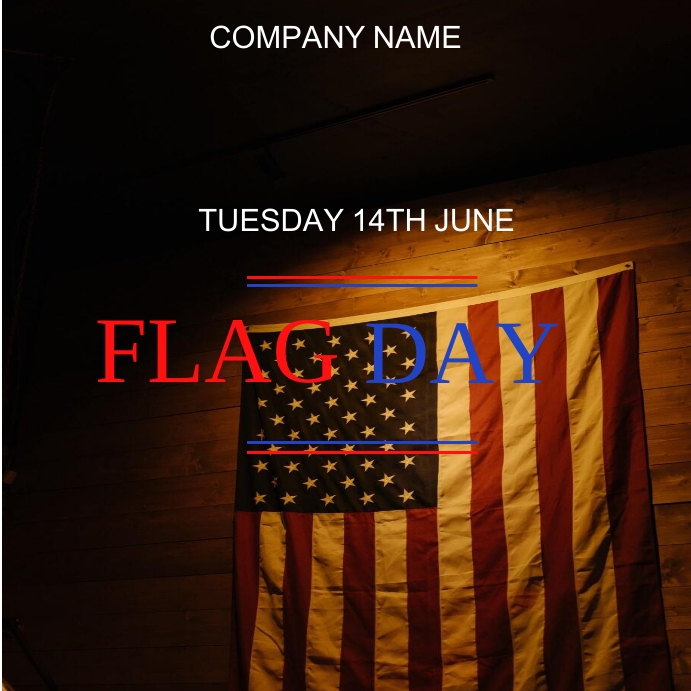 Flag Day Template | PosterMyWall