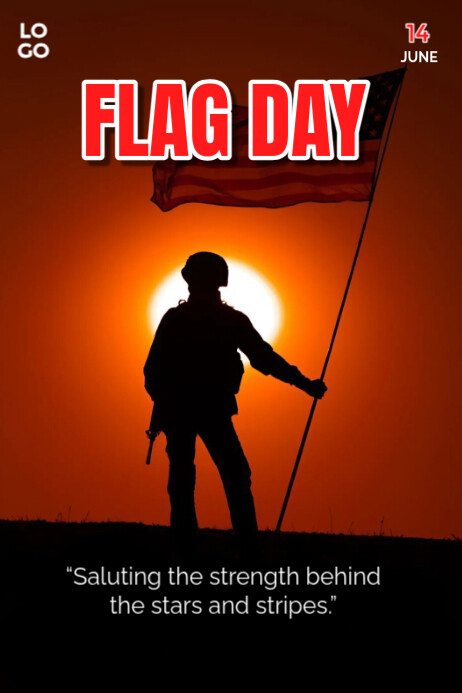 Copy of Flag day | PosterMyWall