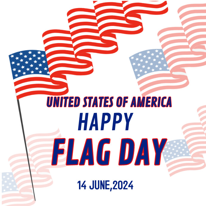 Flag Day Instagram Post 2024 Template | PosterMyWall