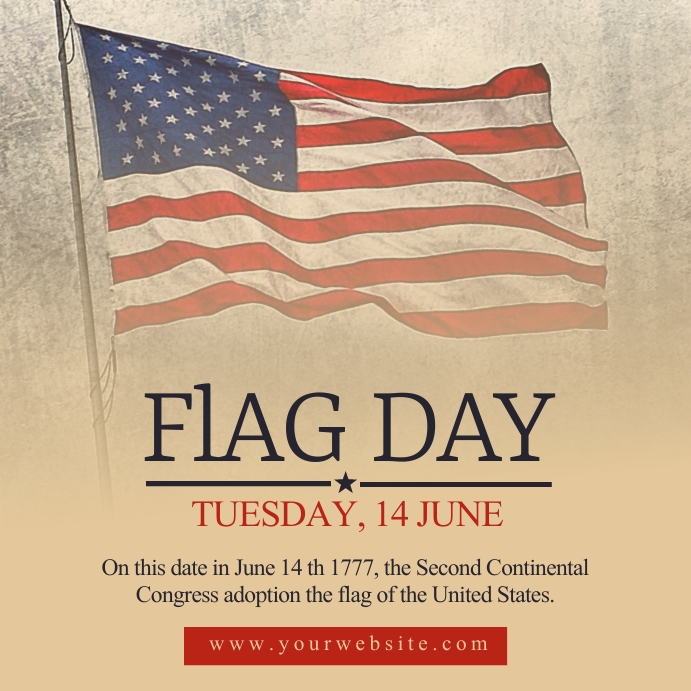 Flag Day United States Instagram Post Design Template | PosterMyWall