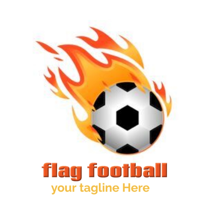 Copy of flag football logo flag company logo | PosterMyWall