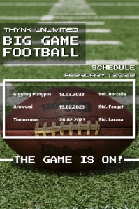 Flag Football Poster Template | PosterMyWall