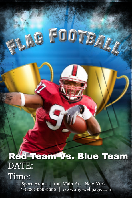 Flag Football Template | PosterMyWall