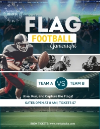 Flag Football Poster Template | PosterMyWall