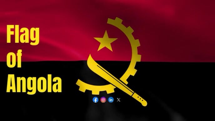 Flag of Angola Template | PosterMyWall