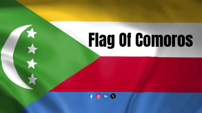 Flag of Comoros Template | PosterMyWall