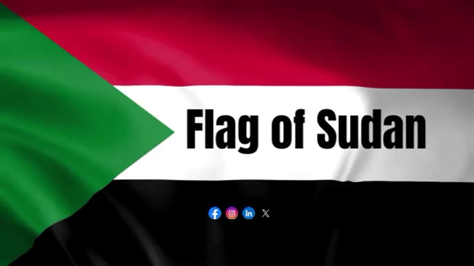 Flag of Sudan Template | PosterMyWall