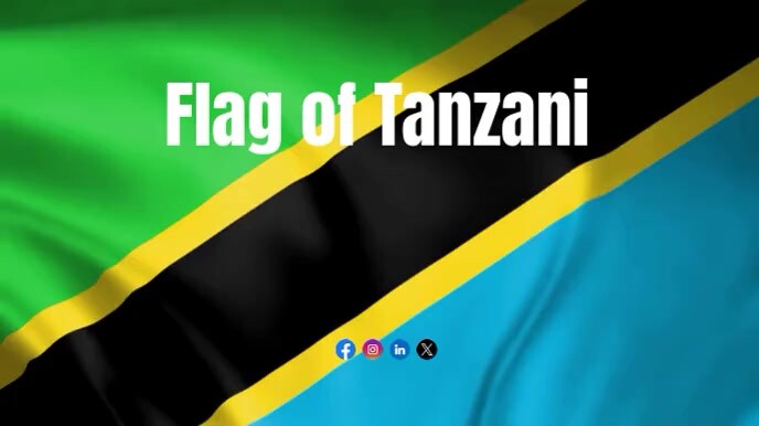 Flag of Tanzani Template | PosterMyWall