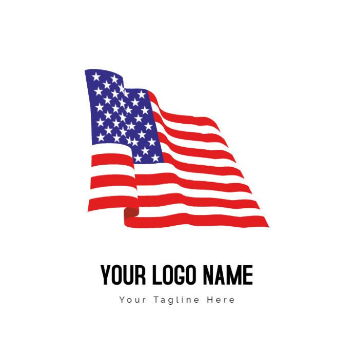 Flag Of The United States Logo Template | PosterMyWall