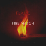 Flame Fire Lava CD Cover Template | PosterMyWall