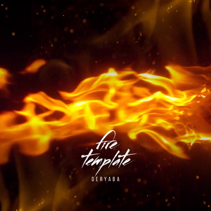 Copy of Flame Fire Simple Video Album Cover Music | PosterMyWall