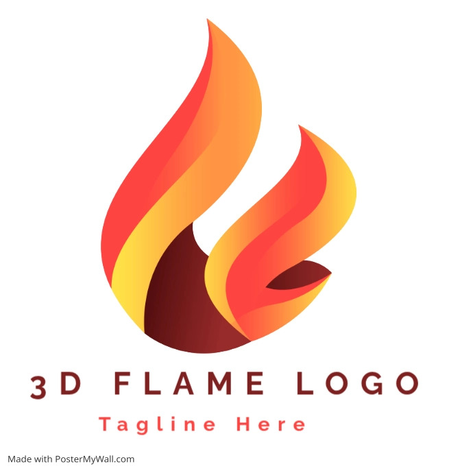 Plantilla de flame logo | PosterMyWall