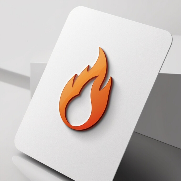 Flame of fire logo Templat | PosterMyWall
