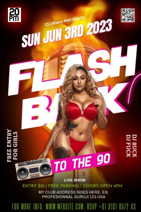 Flash Back Template | PosterMyWall