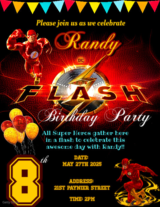 Flash Invitation Template | PosterMyWall