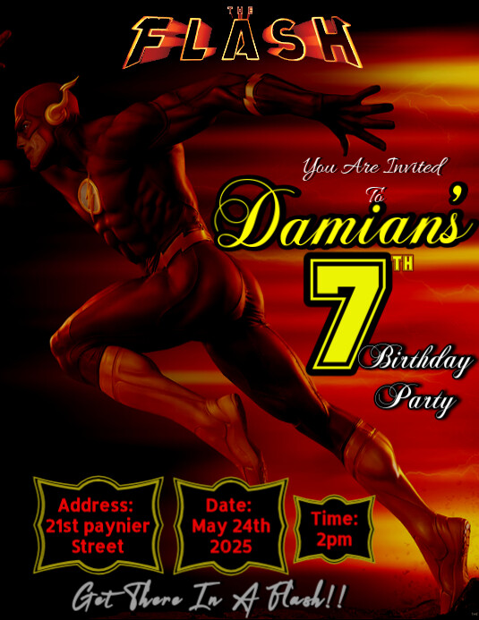 Flash Invitation Template | PosterMyWall