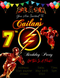 Flash Invitation Template | PosterMyWall