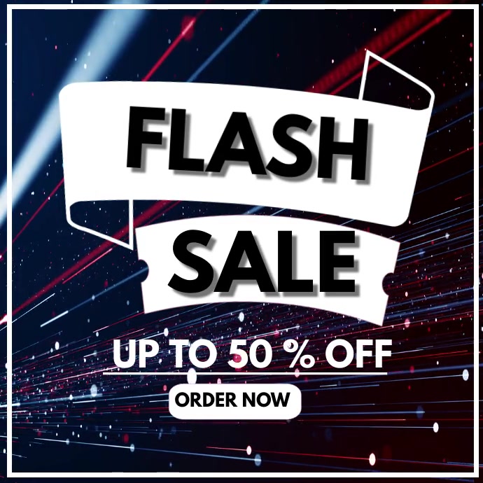 FLASH SALE 50 % OFF Template | PosterMyWall