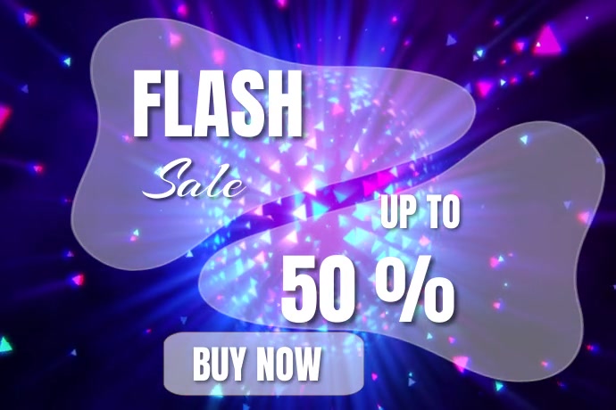 Flash sale 50 %off Template | PosterMyWall